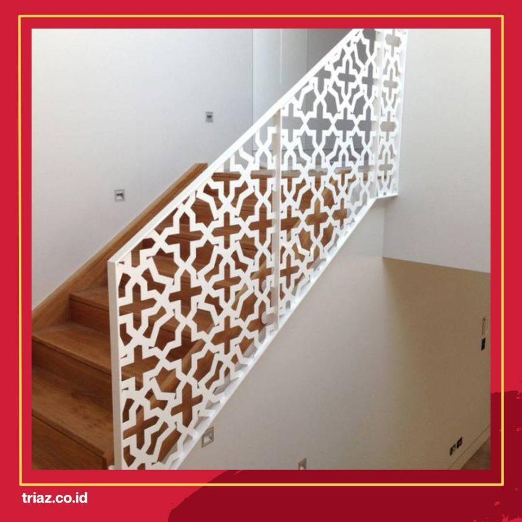 Detail Ukuran Railing Tangga Beserta Contoh Desainnya - Triaz