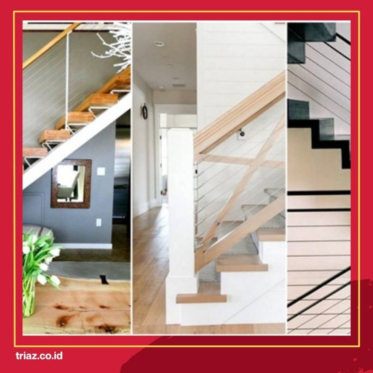 Detail Ukuran Railing Tangga Beserta Contoh Desainnya - Triaz